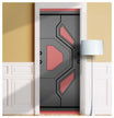 Futuristic Starship door sticker mural, self-adhesive, single piece ...