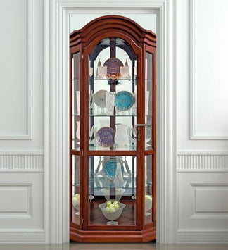 Door sticker Glass cabinet with dishes, self-adhesive, single piece ...